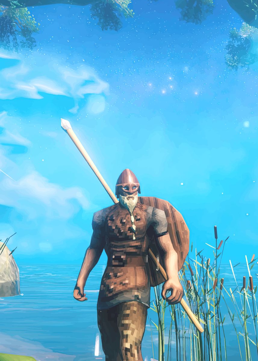 'valheim' Poster, picture, metal print, paint by Joko Kendil | Displate