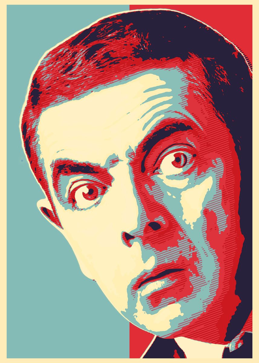 'Mr. Bean Hope Poster' Poster, picture, metal print, paint by CLOVE ...