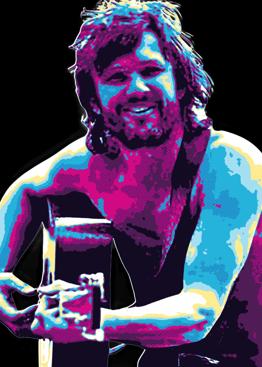 'Kris kristofferson' Poster, picture, metal print, paint by maxmoen ...