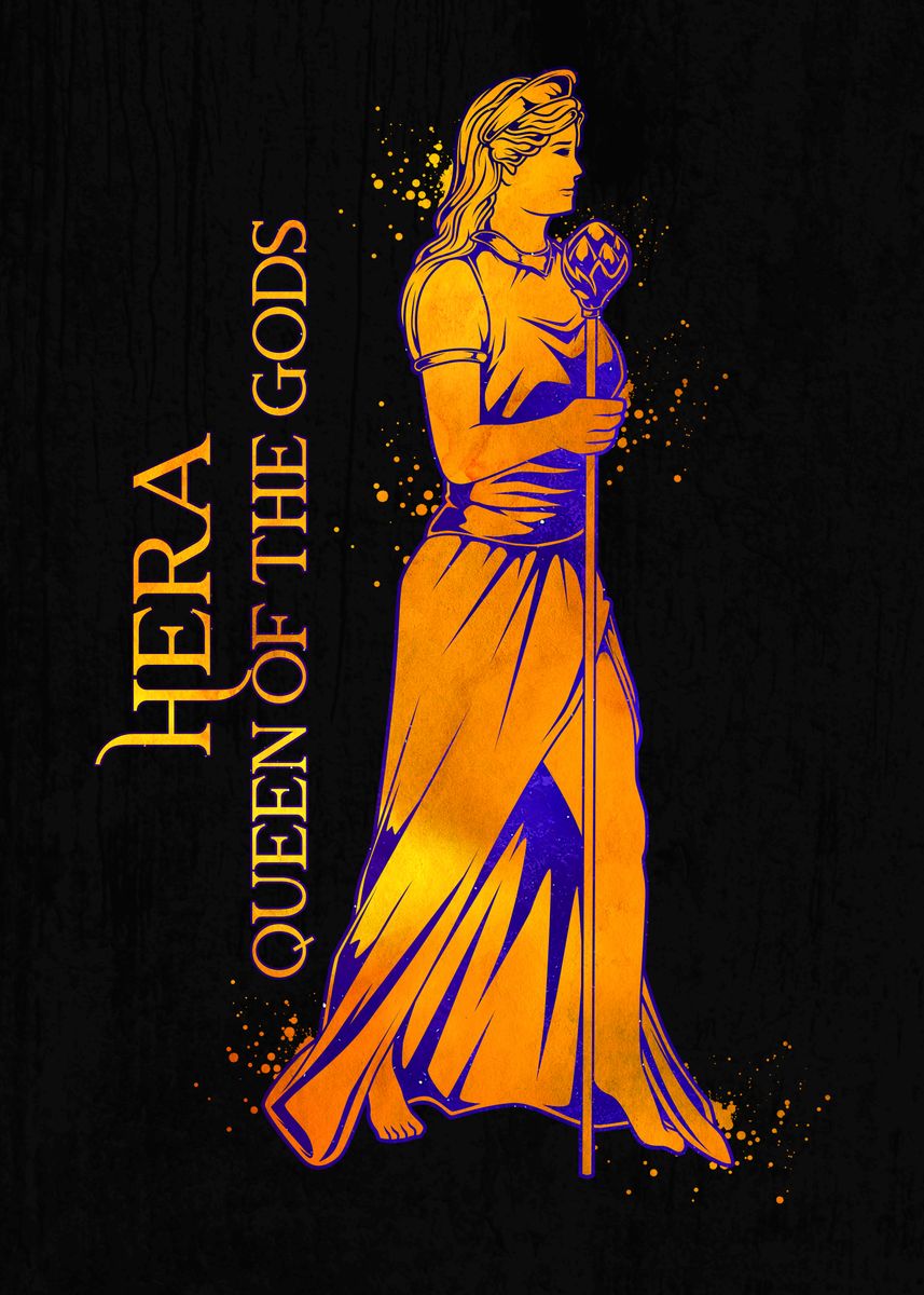'Hera, Queen of the Gods' Poster, picture, metal print, paint by ...