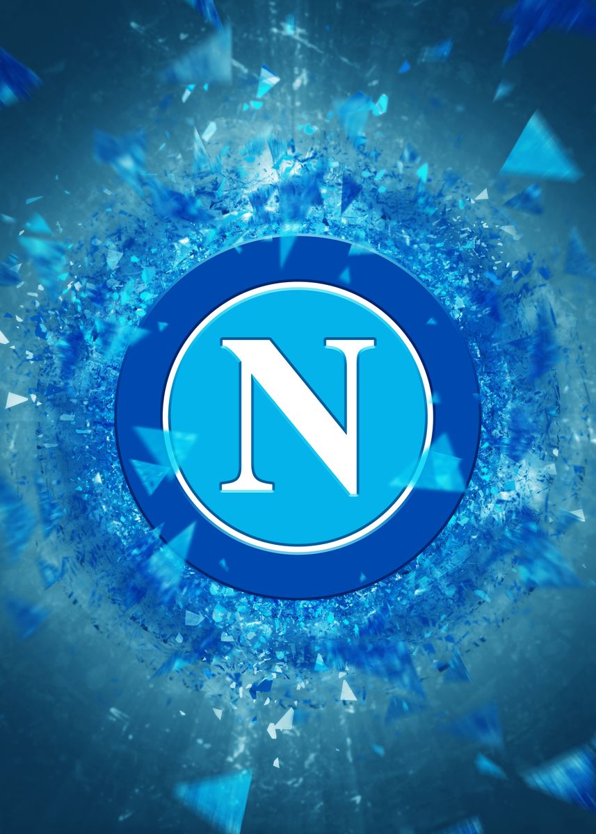 'SSC Napoli Logo' Poster, picture, metal print, paint by Nocturnal Arts ...