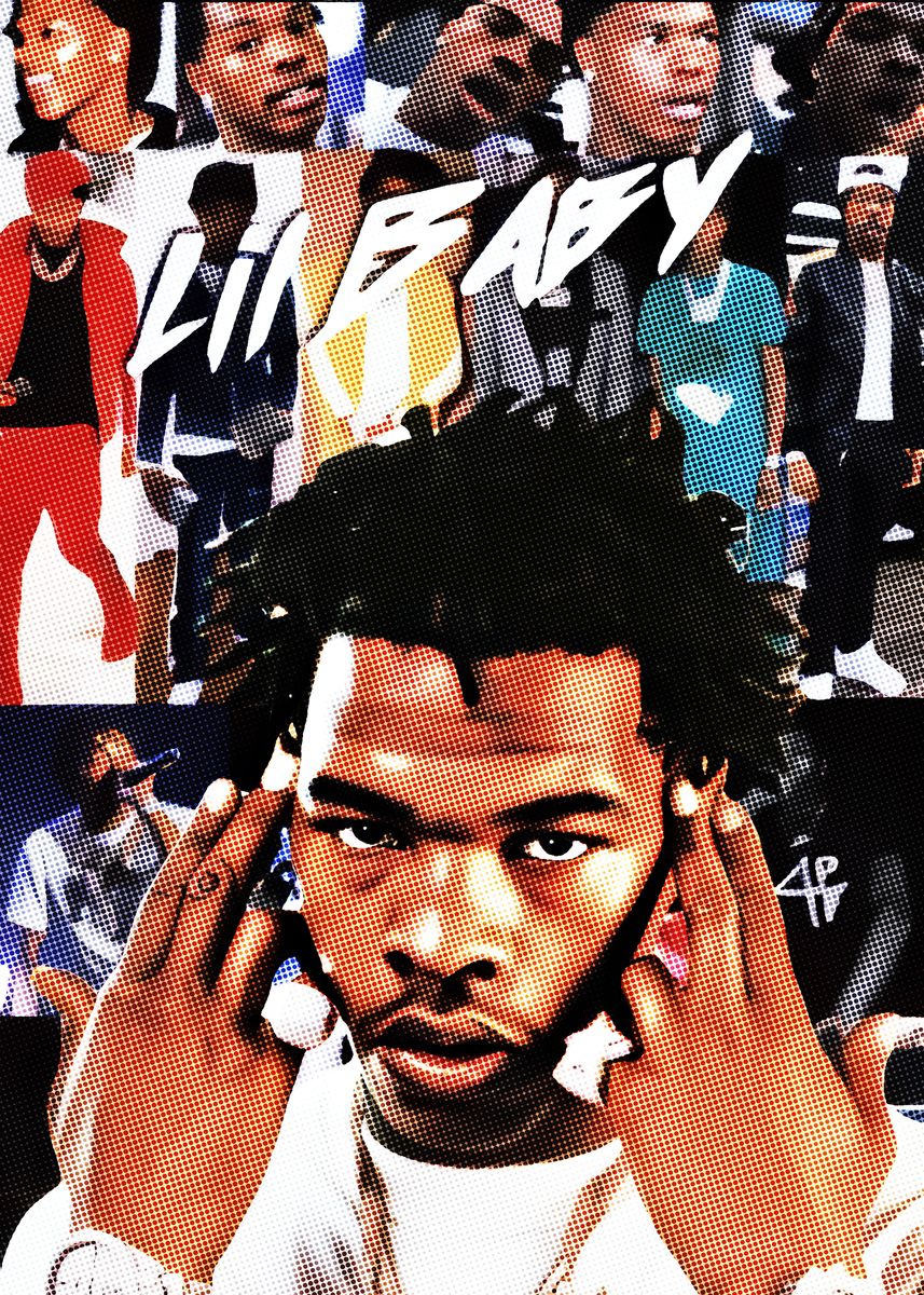 'Lil Baby Portrait' Poster, picture, metal print, paint by Hendriza ...