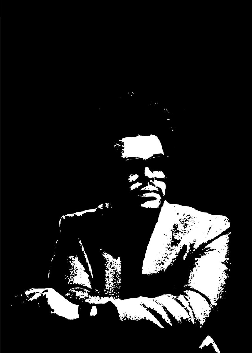 'The Weeknd Silhouette' Poster, picture, metal print, paint by donki ...