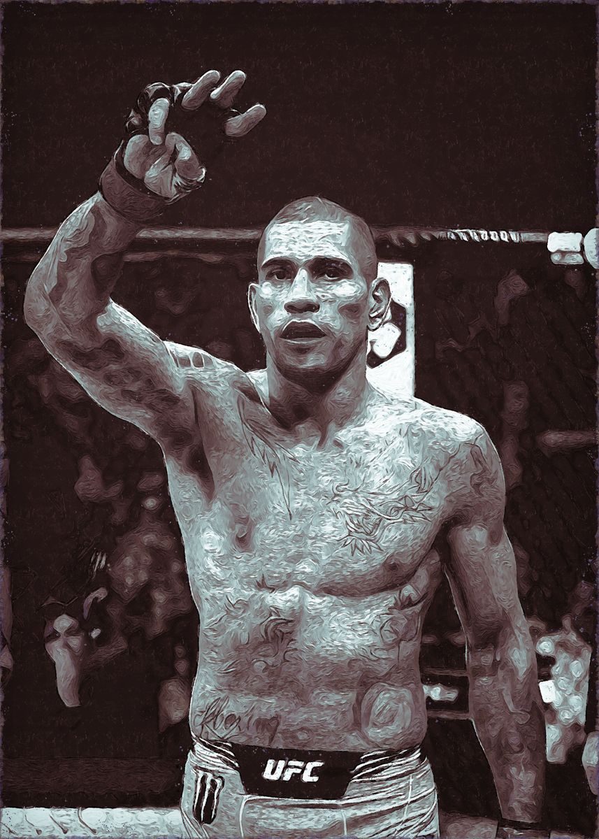 'Alex Pereira Fighter' Poster, picture, metal print, paint by Trending ...