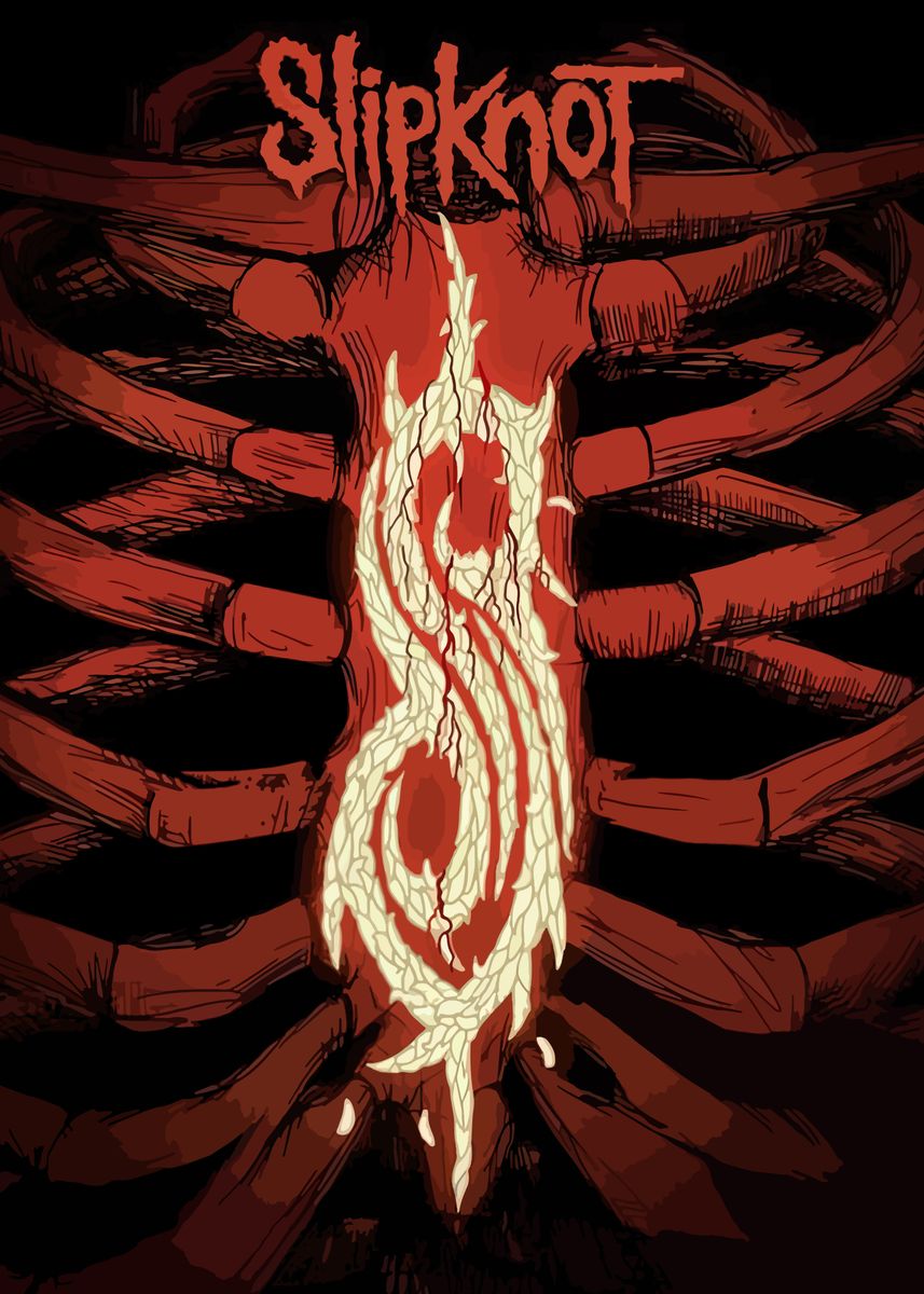 'Slipknot Logo Art' Poster, picture, metal print, paint by AlteoWn ...