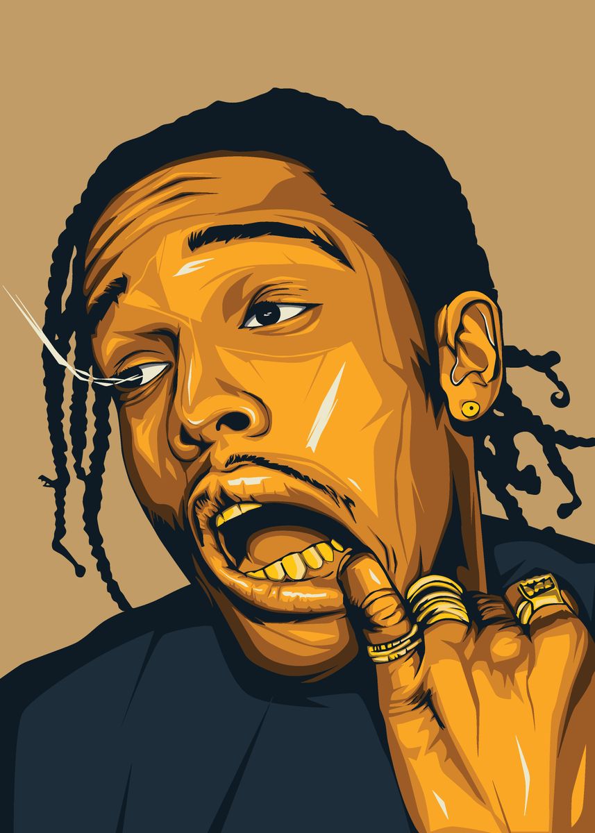 'ASAP Rocky Portrait' Poster, picture, metal print, paint by Artistry ...