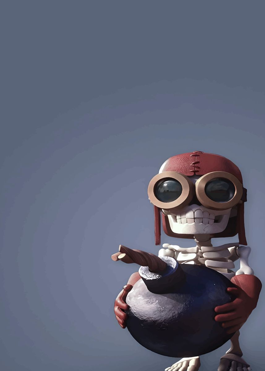 'Clash Royale Bomber' Poster, picture, metal print, paint by Nur ...