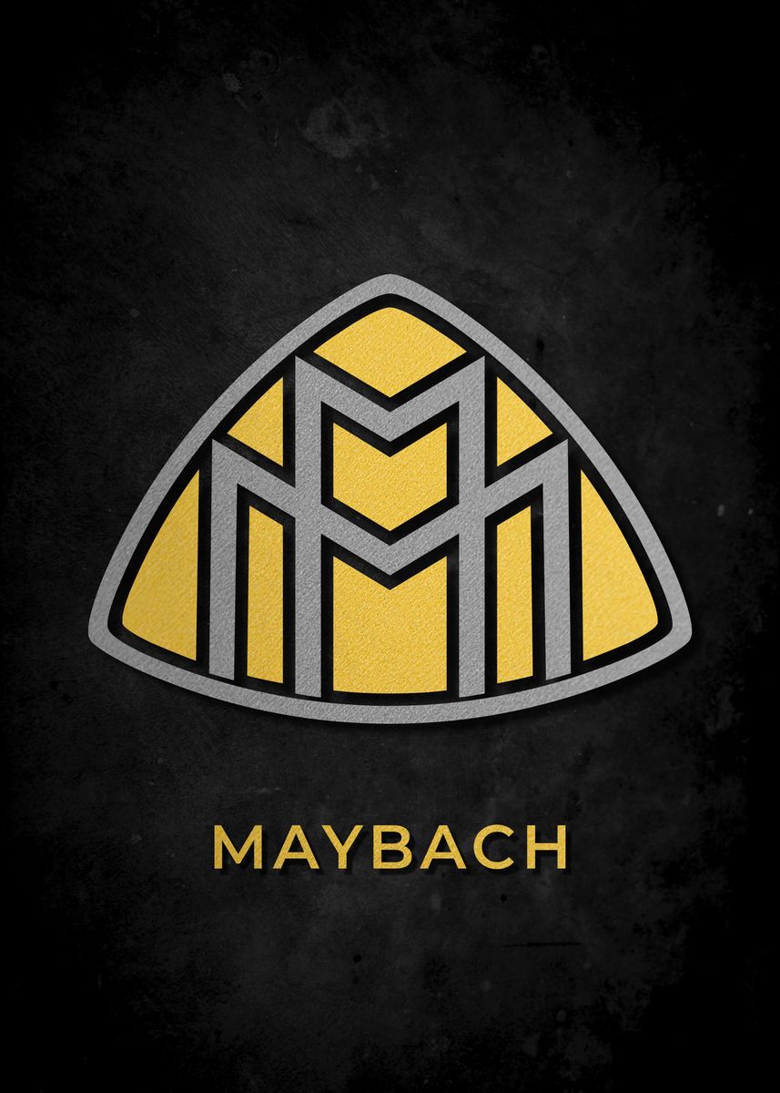 'Maybach Logo' Poster, picture, metal print, paint by yunur mawan ...