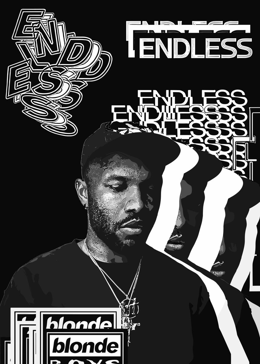 'Frank Ocean Endless Album Art' Poster, picture, metal print, paint by ...
