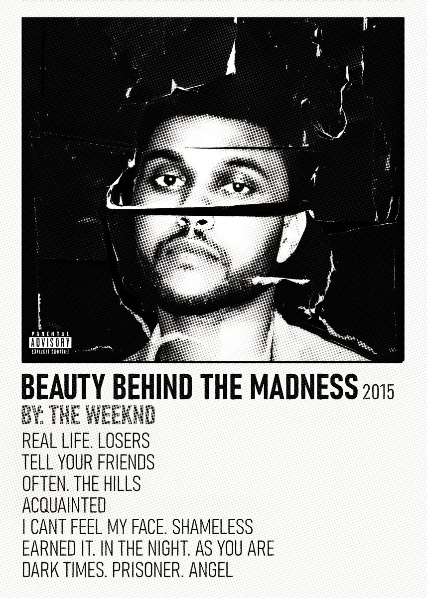 'The Weeknd Album Cover' Poster, picture, metal print, paint by Gonza ...
