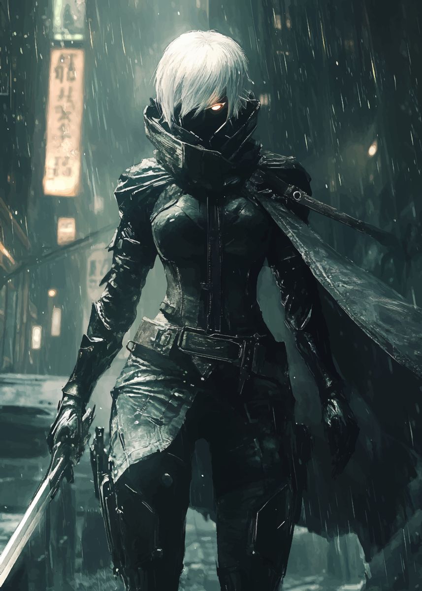 'nier automata 2B poster' Poster, picture, metal print, paint by in ...