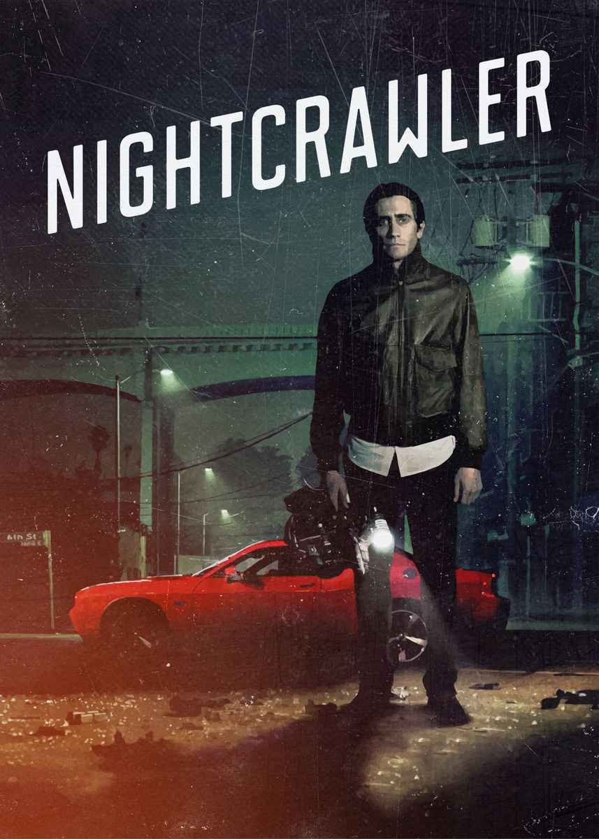 'Nightcrawler Movie Poster' Poster, picture, metal print, paint by ...