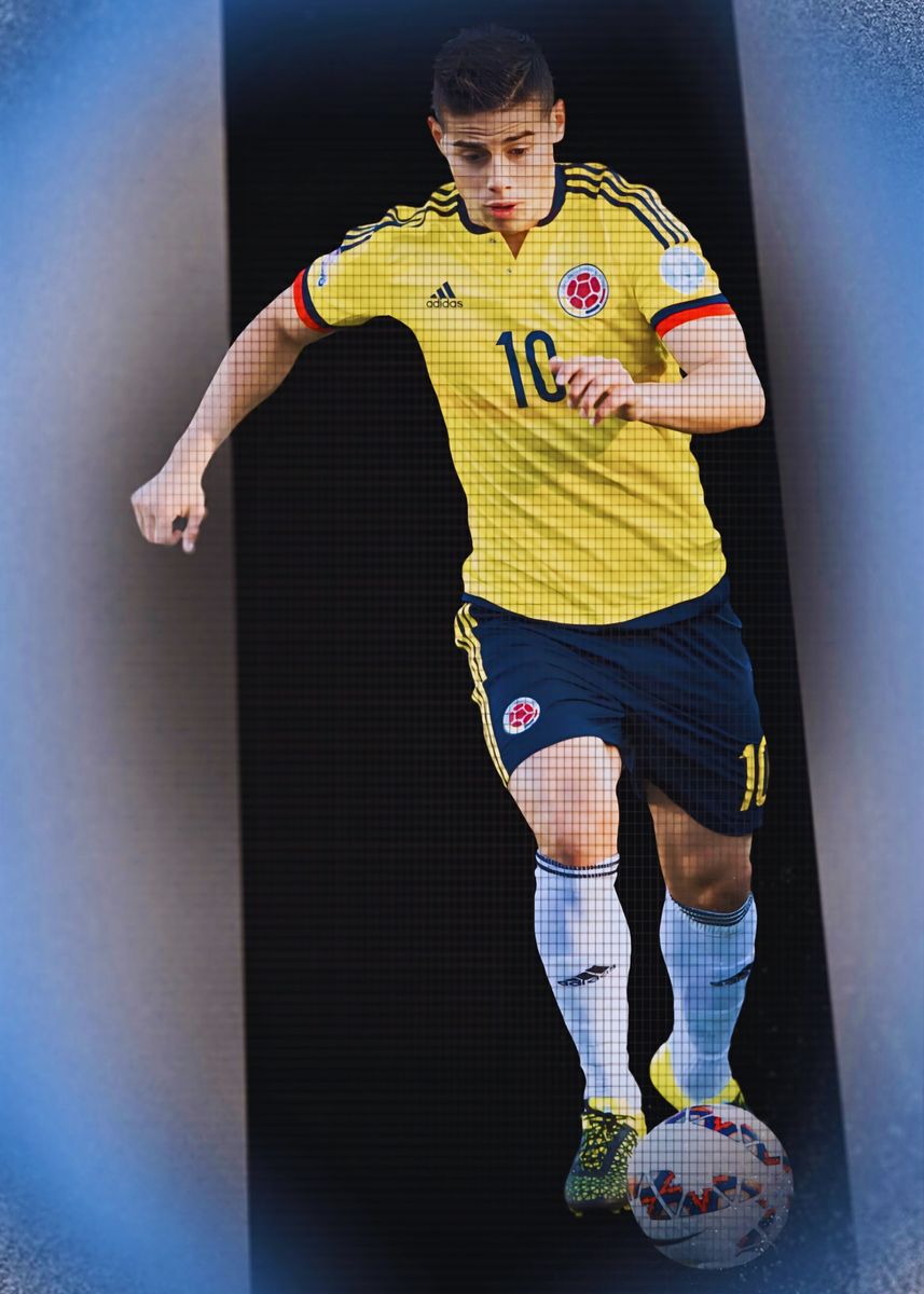 'James Rodriguez' Poster, picture, metal print, paint by Sports Art ...