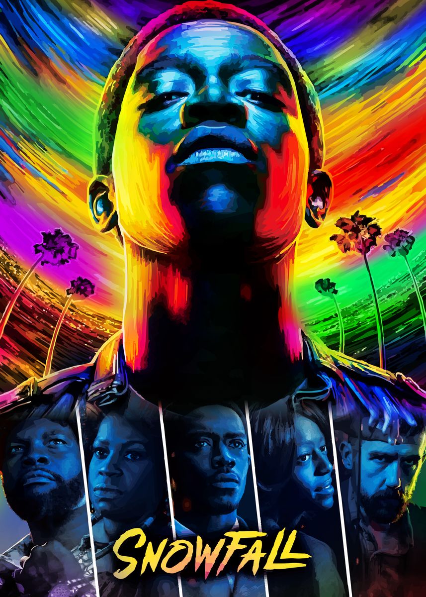 'Snowfall TV Series Poster' Poster, picture, metal print, paint by Fath ...
