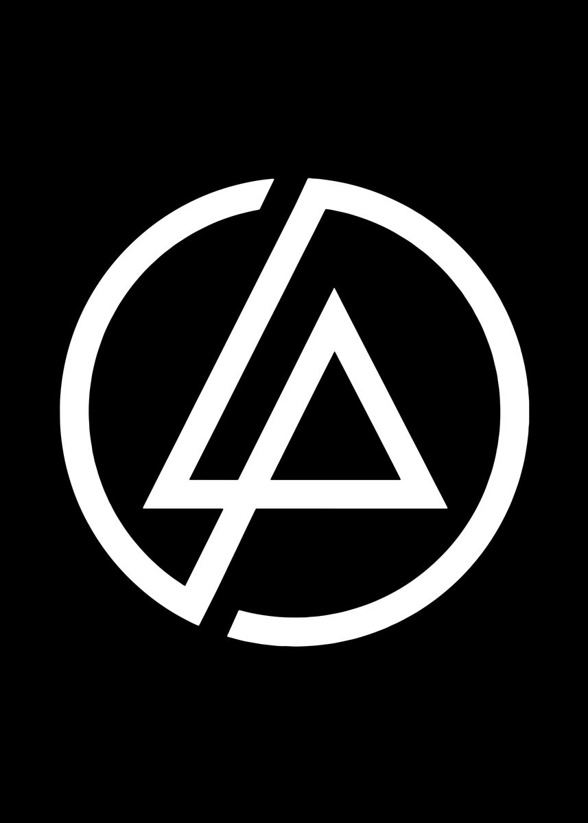 'Linkin Park black white' Poster, picture, metal print, paint by ...