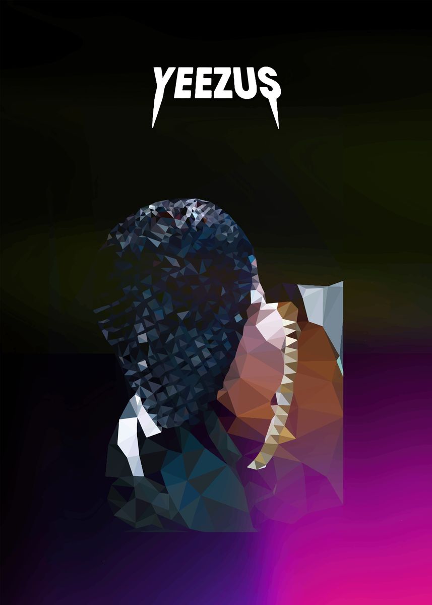 'Kanye West Yeezus Poster' Poster, picture, metal print, paint by lisa ...