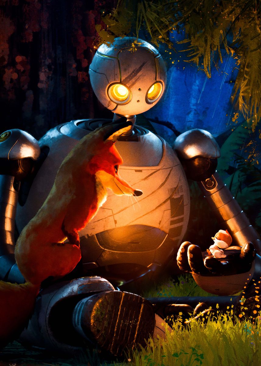 'The Wild Robot' Poster, picture, metal print, paint by groff dior ...