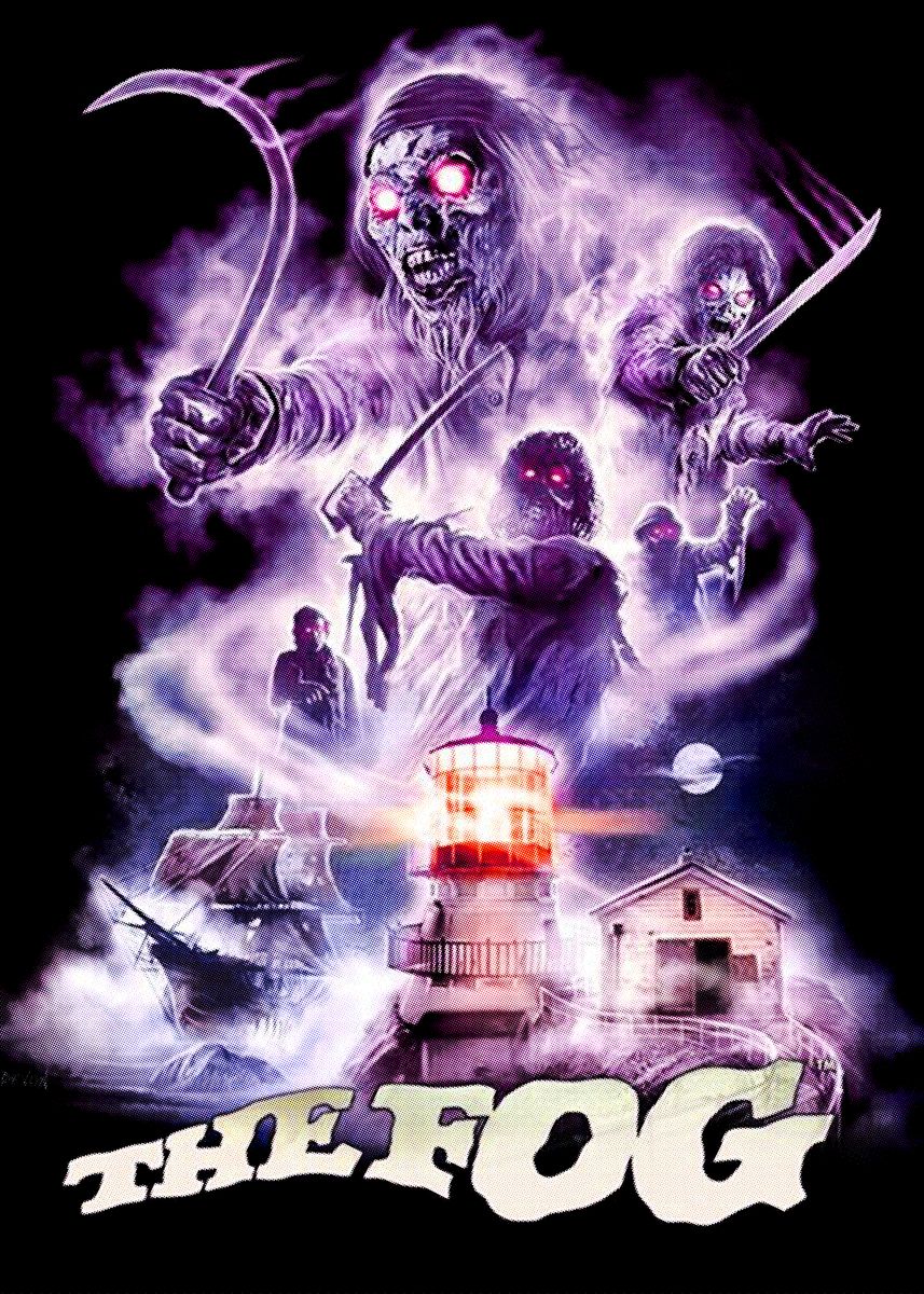 'The Fog Horror Movie Poster' Poster, picture, metal print, paint by ...