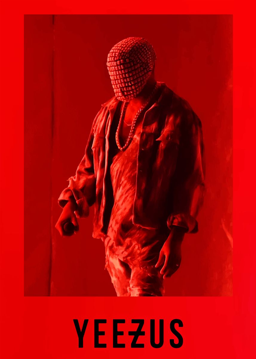 'Kanye West Yeezus Album Co' Poster, picture, metal print, paint by ...