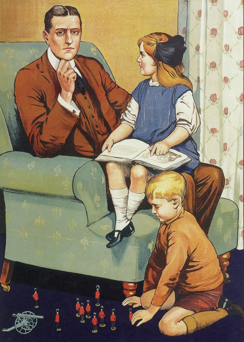 'Family Home Scene' Poster, picture, metal print, paint by cypher the ...