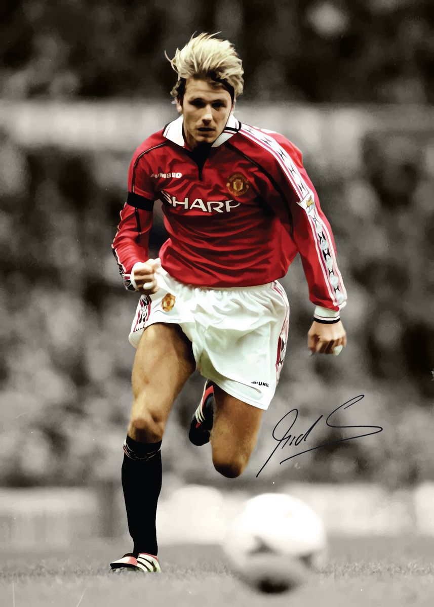 'David Beckham ' Poster, picture, metal print, paint by Sumiyem Art ...