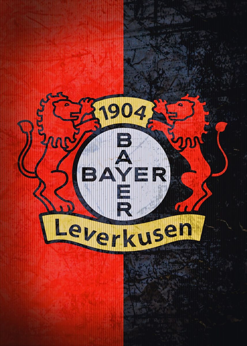 'Bayer Leverkusen Logo' Poster, picture, metal print, paint by Sports ...