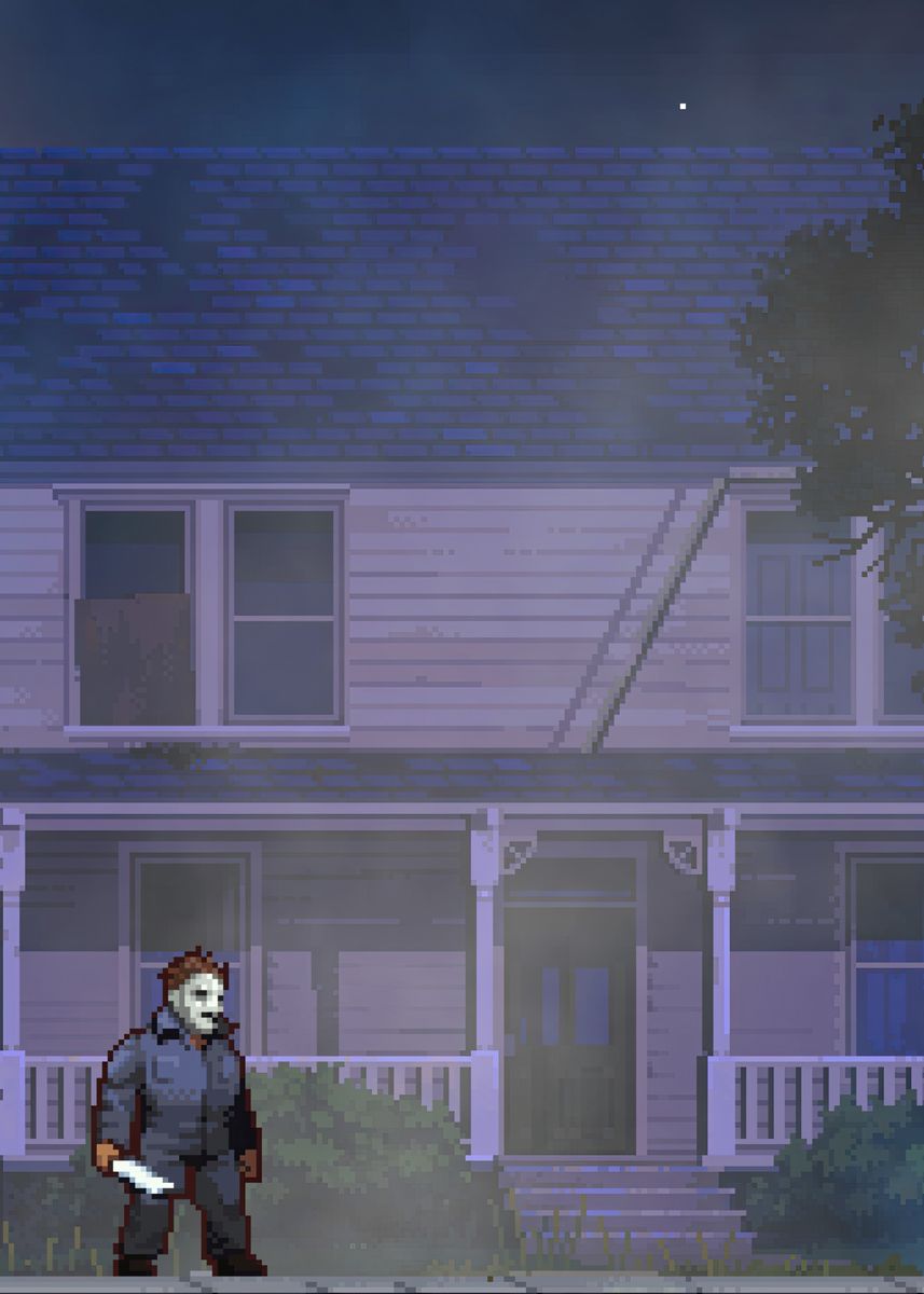 'Horror Game Character' Poster, picture, metal print, paint by NANO ...