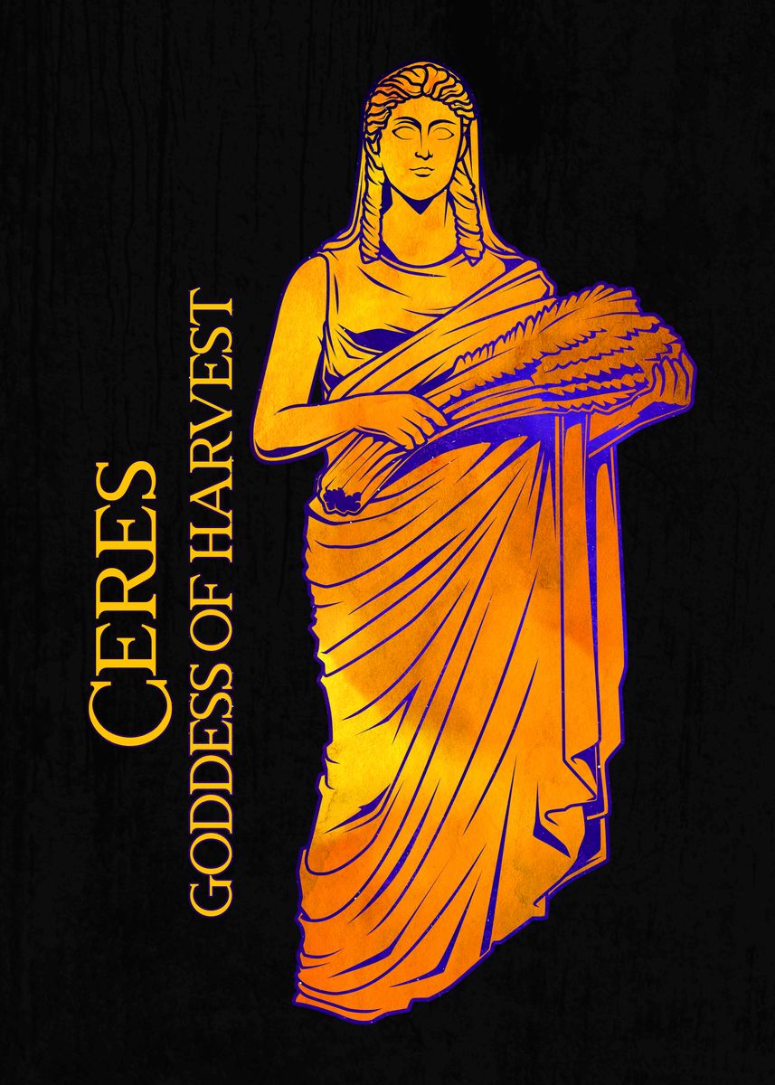 'Ceres - Roman Goddess of Harvest' Poster, picture, metal print, paint ...