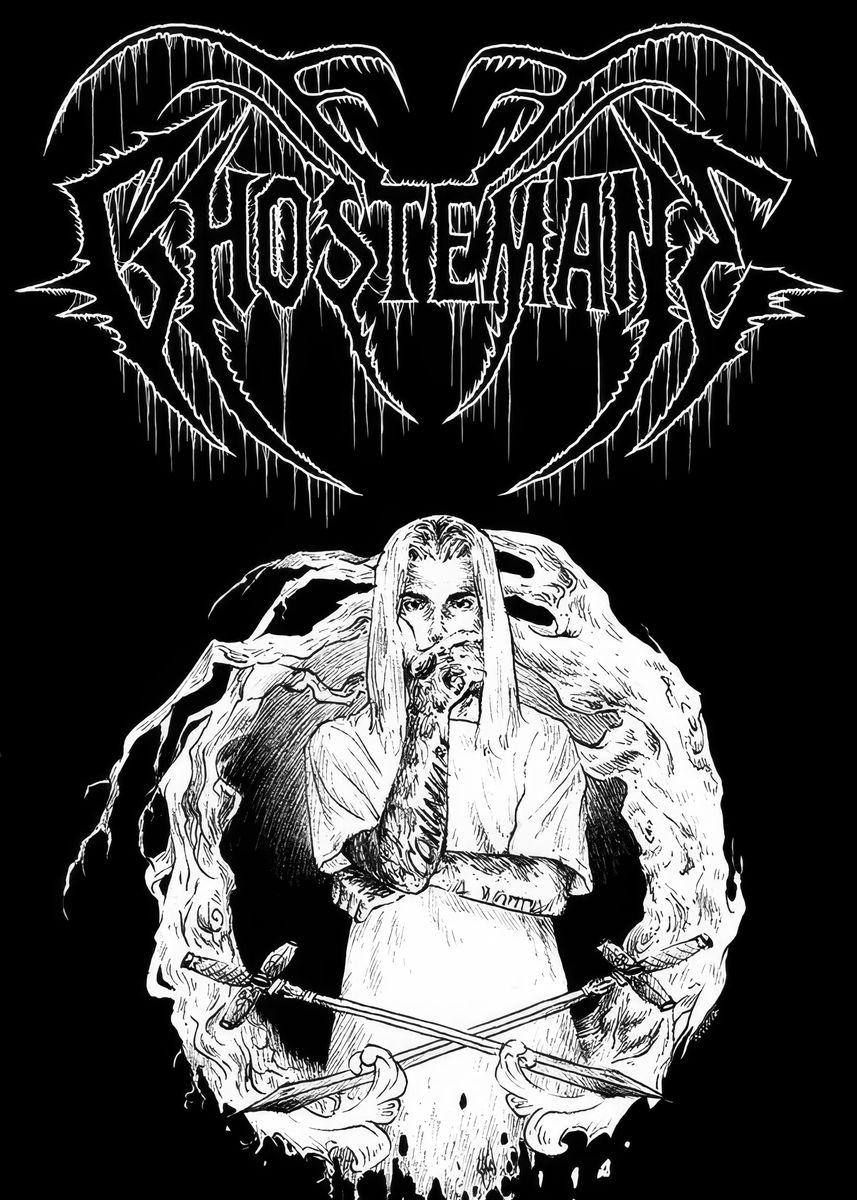 'Ghostemane Rapper' Poster, picture, metal print, paint by Luk Boy ...