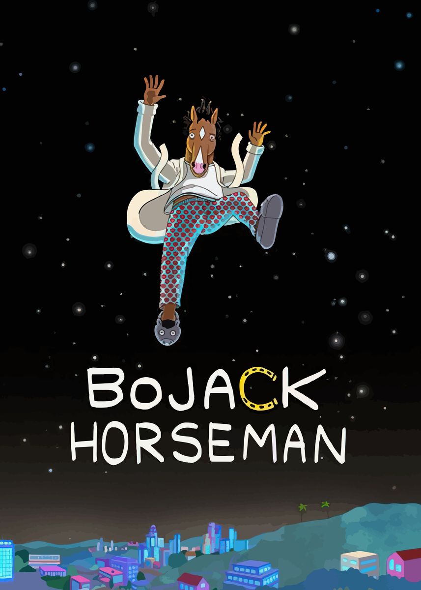 'Bojack Horseman Poster' Poster, picture, metal print, paint by Vior ...
