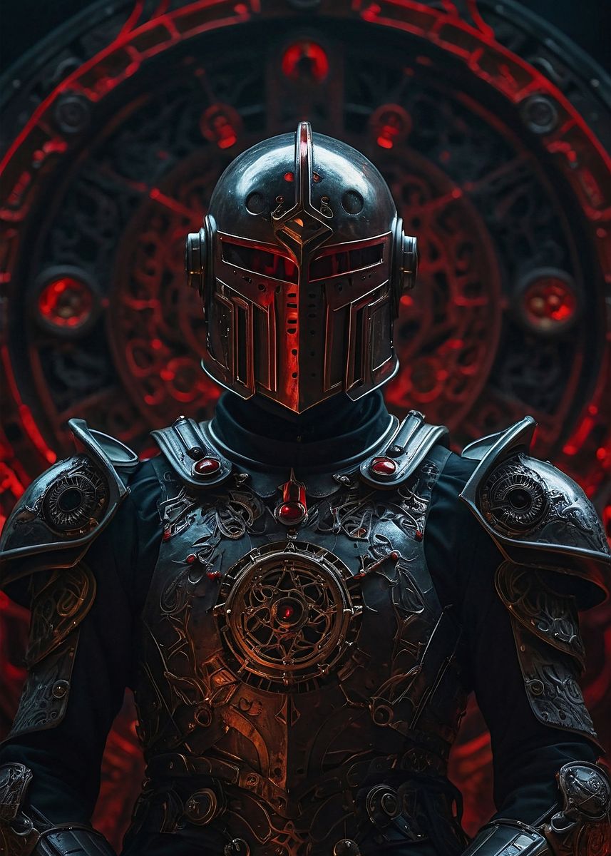 'Steampunk Knight Armor' Poster, picture, metal print, paint by ...