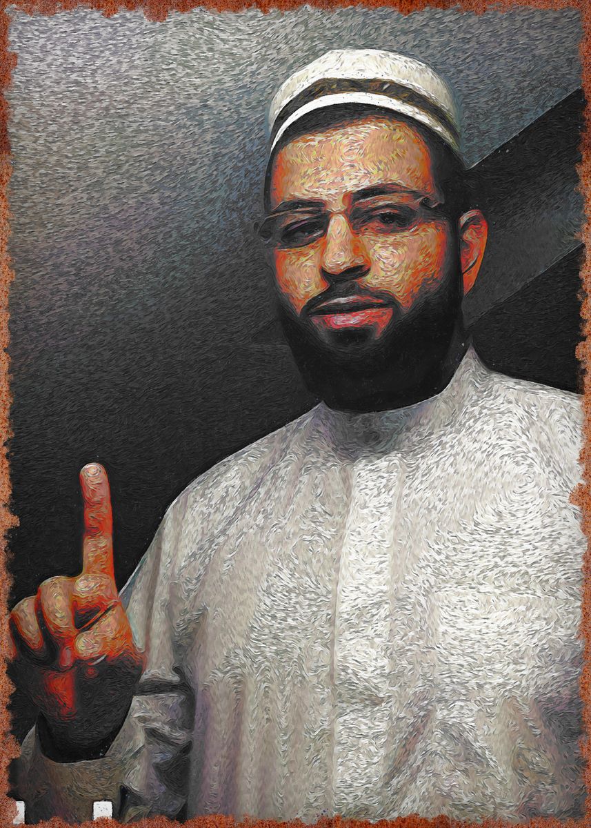 'Man in White Thobe' Poster, picture, metal print, paint by Limited ...