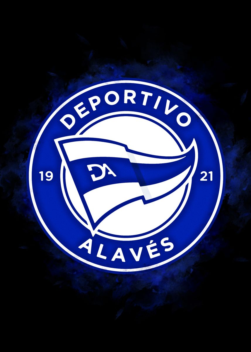 'Deportivo Alaves Logo' Poster, picture, metal print, paint by Malin ...