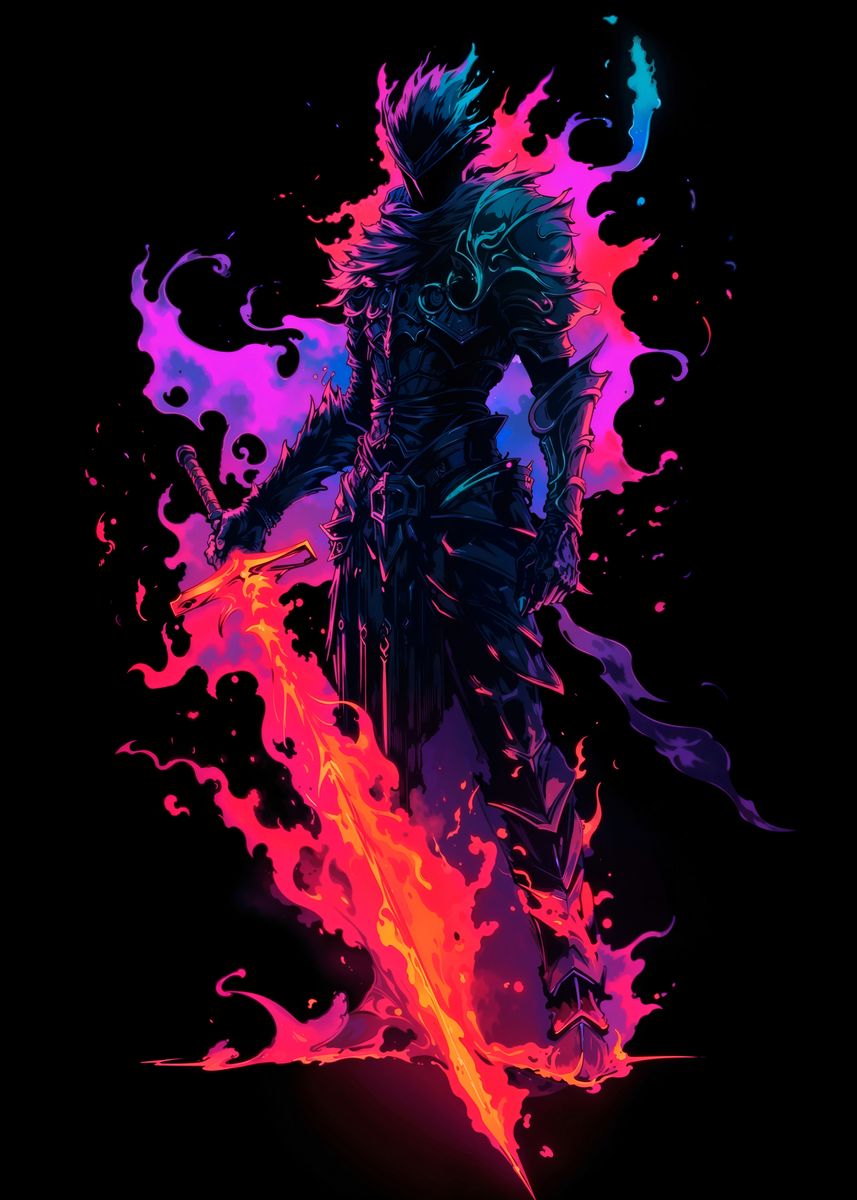 'Souls Inferno Spirit' Poster, picture, metal print, paint by Andreas ...