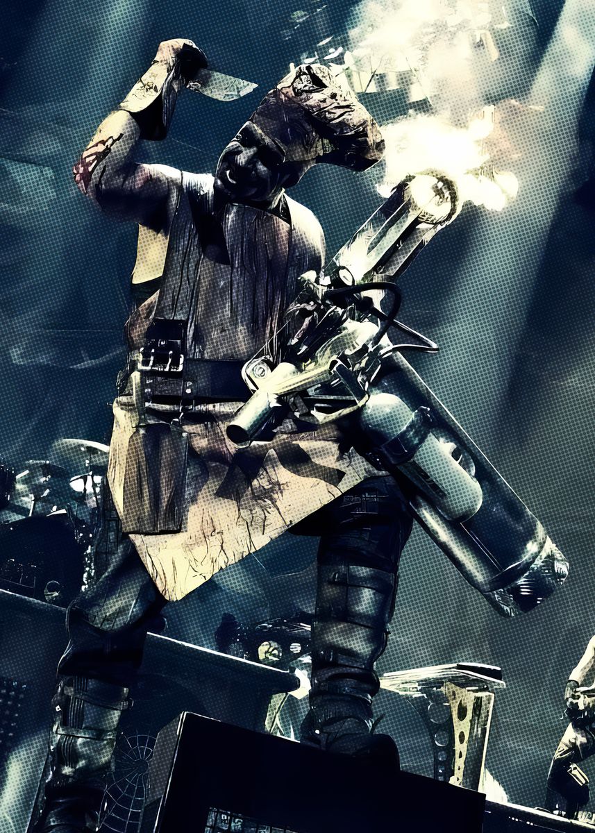 'Ramstein Band' Poster, picture, metal print, paint by Gonza Drigo ...