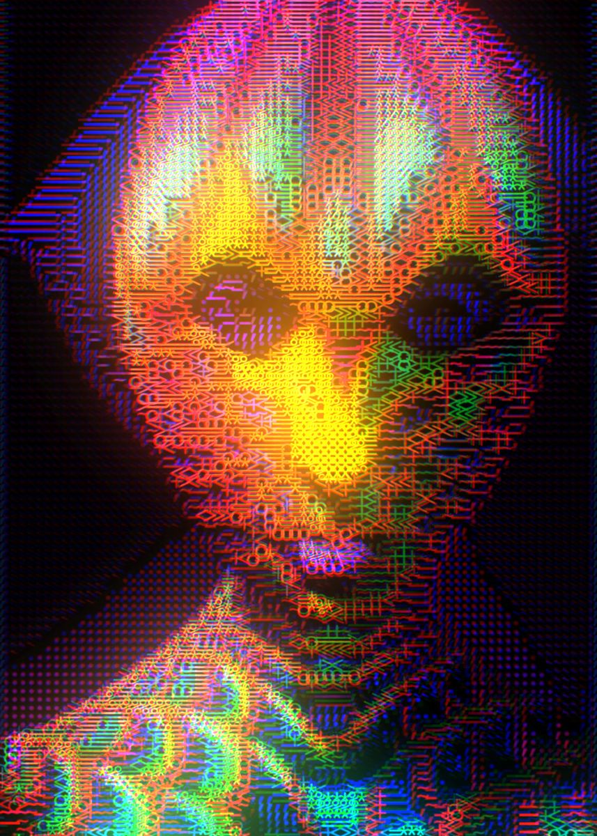 'The Entity' Poster, picture, metal print, paint by | Displate