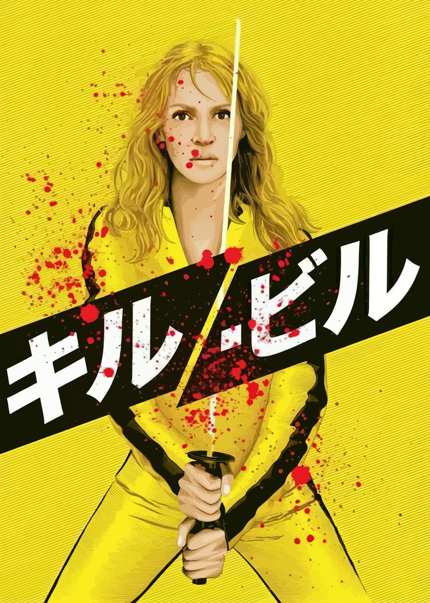 'Kill Bill Poster' Poster, picture, metal print, paint by Rans Studio ...