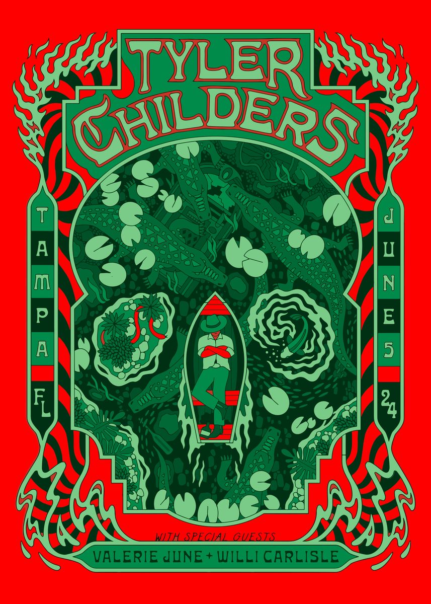 'Tyler Childers Concert Poster' Poster, picture, metal print, paint by ...