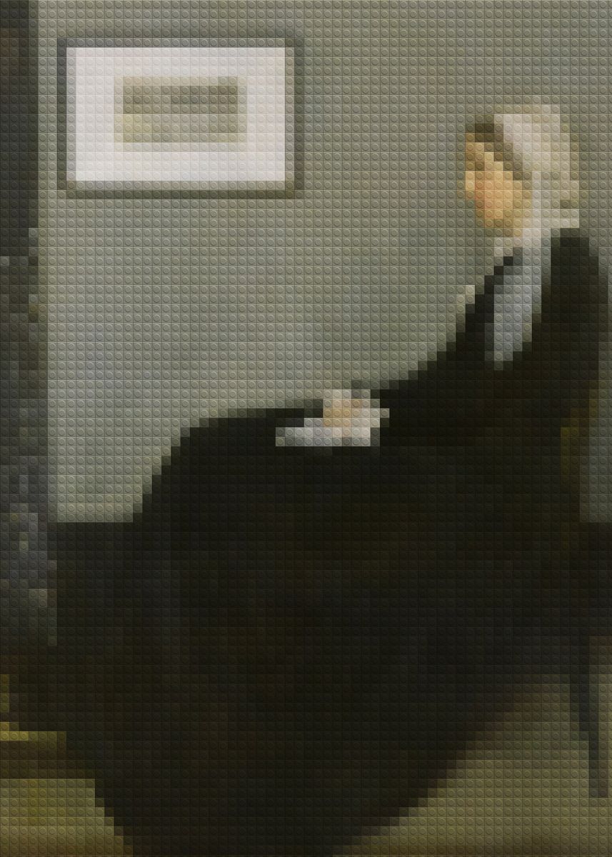 'Lego Girl with a Pearl Earring' Poster, picture, metal print, paint by ...