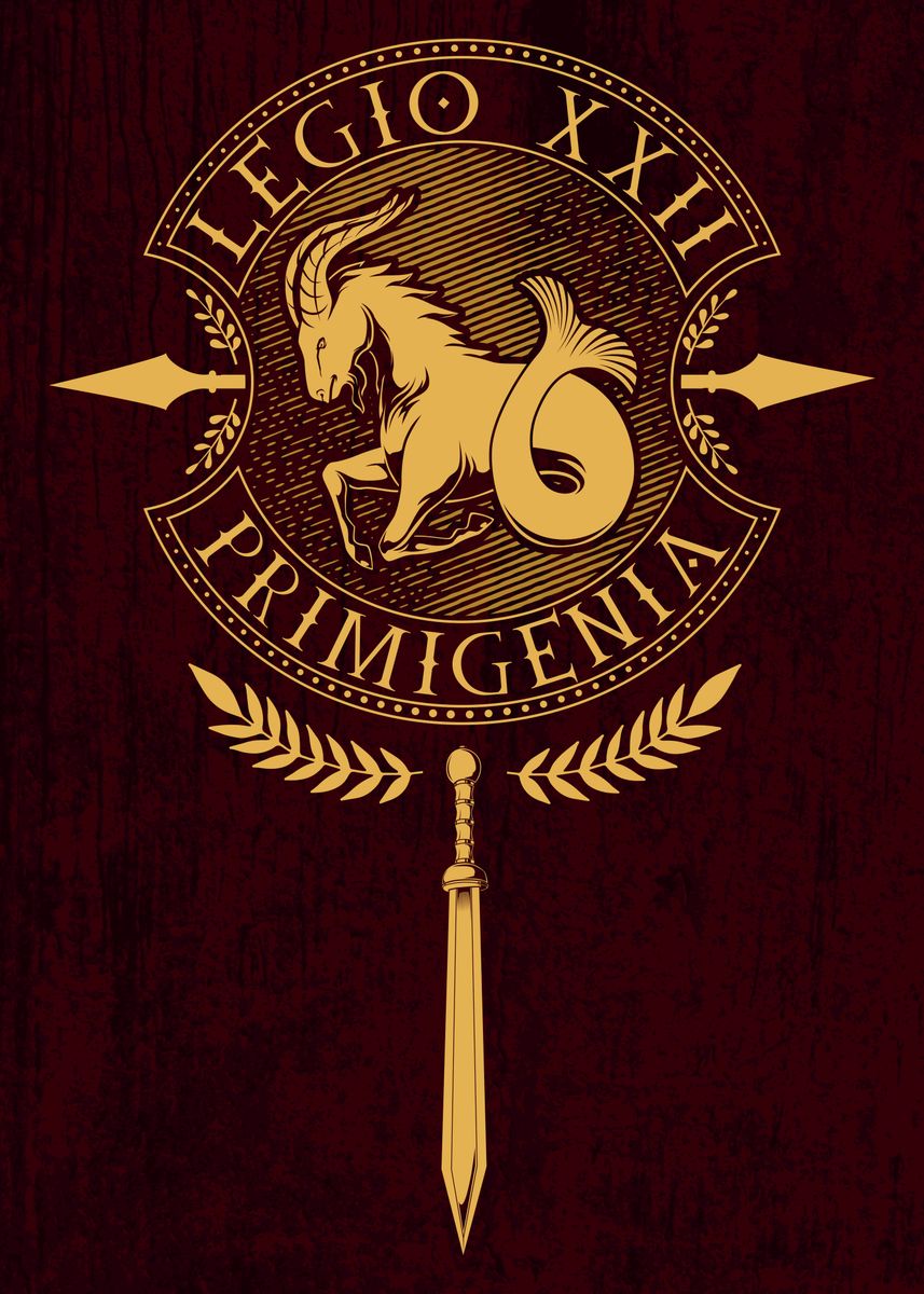 'Roman Legion - Legio XXII Primigenia' Poster, picture, metal print ...