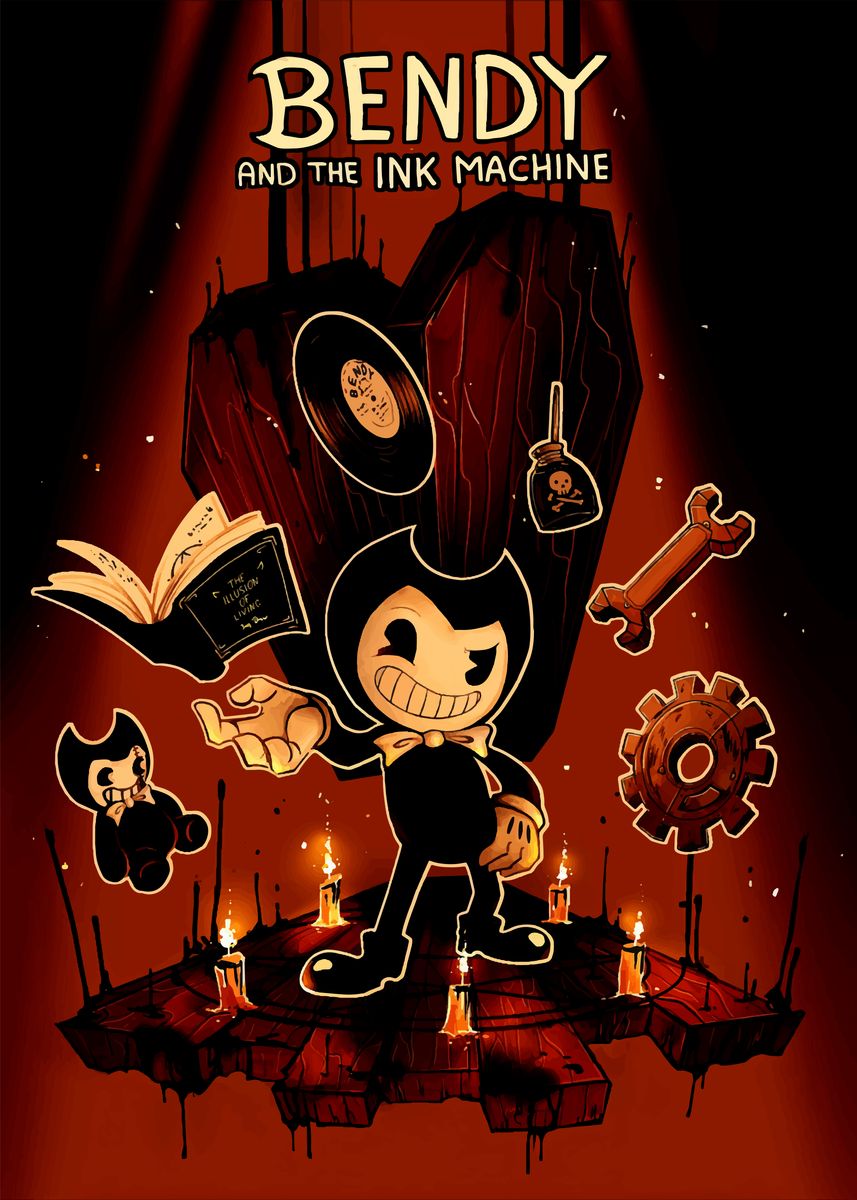'Bendy and the Ink Machine' Poster, picture, metal print, paint by oioi ...