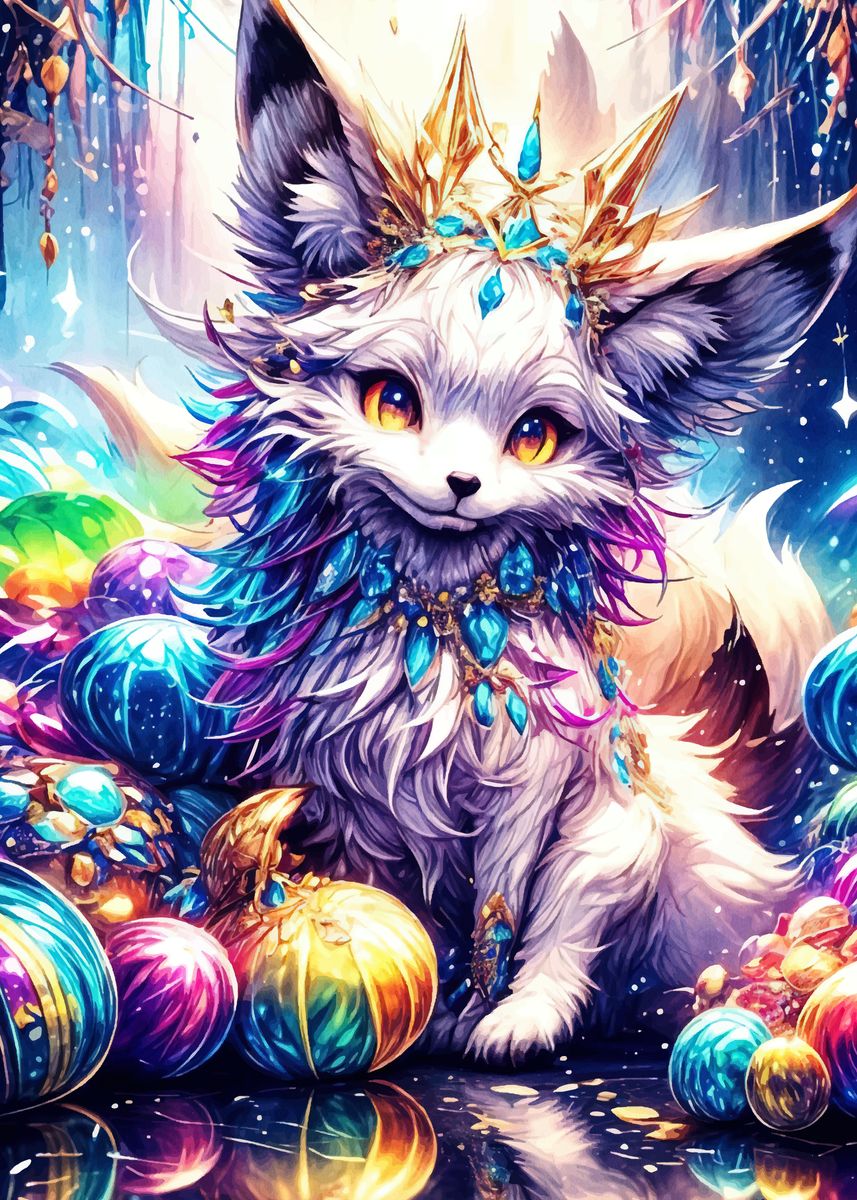 'Furry Fantasy Creature' Poster, picture, metal print, paint by Atlanta ...