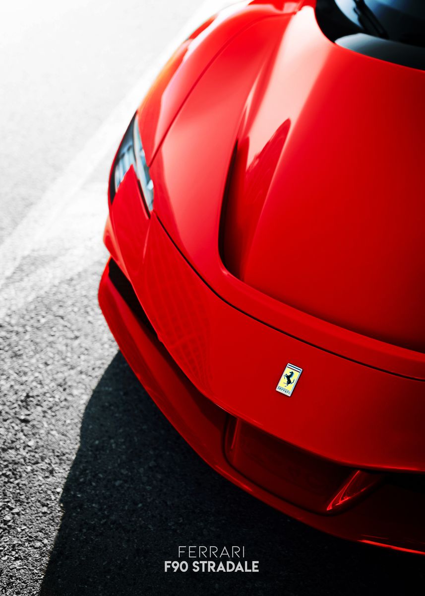 'Ferrari F90 Stradale' Poster, picture, metal print, paint by Mehdi ...