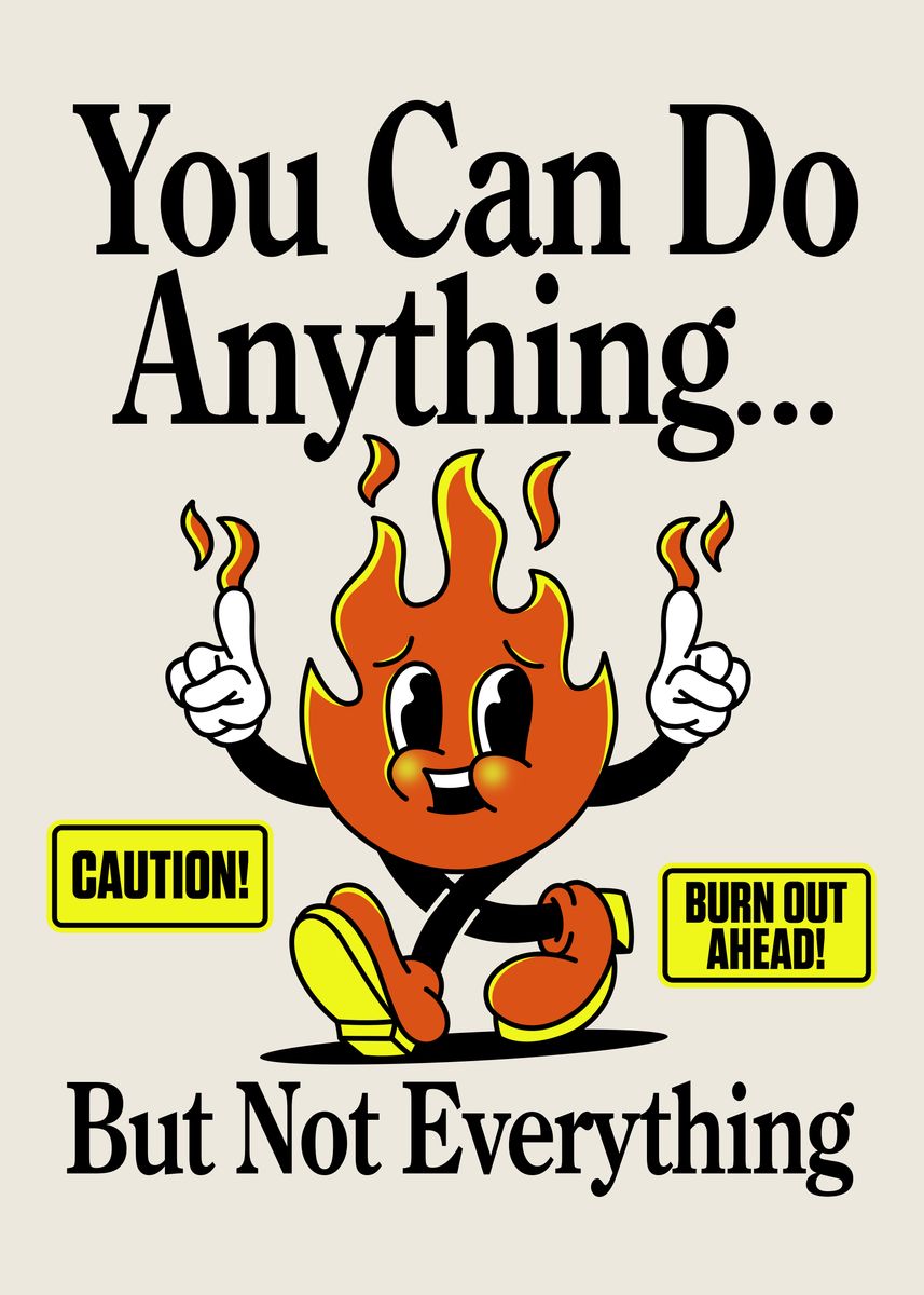 'Inspirational Retro Vintage Posters You Can Do Anything' Poster ...
