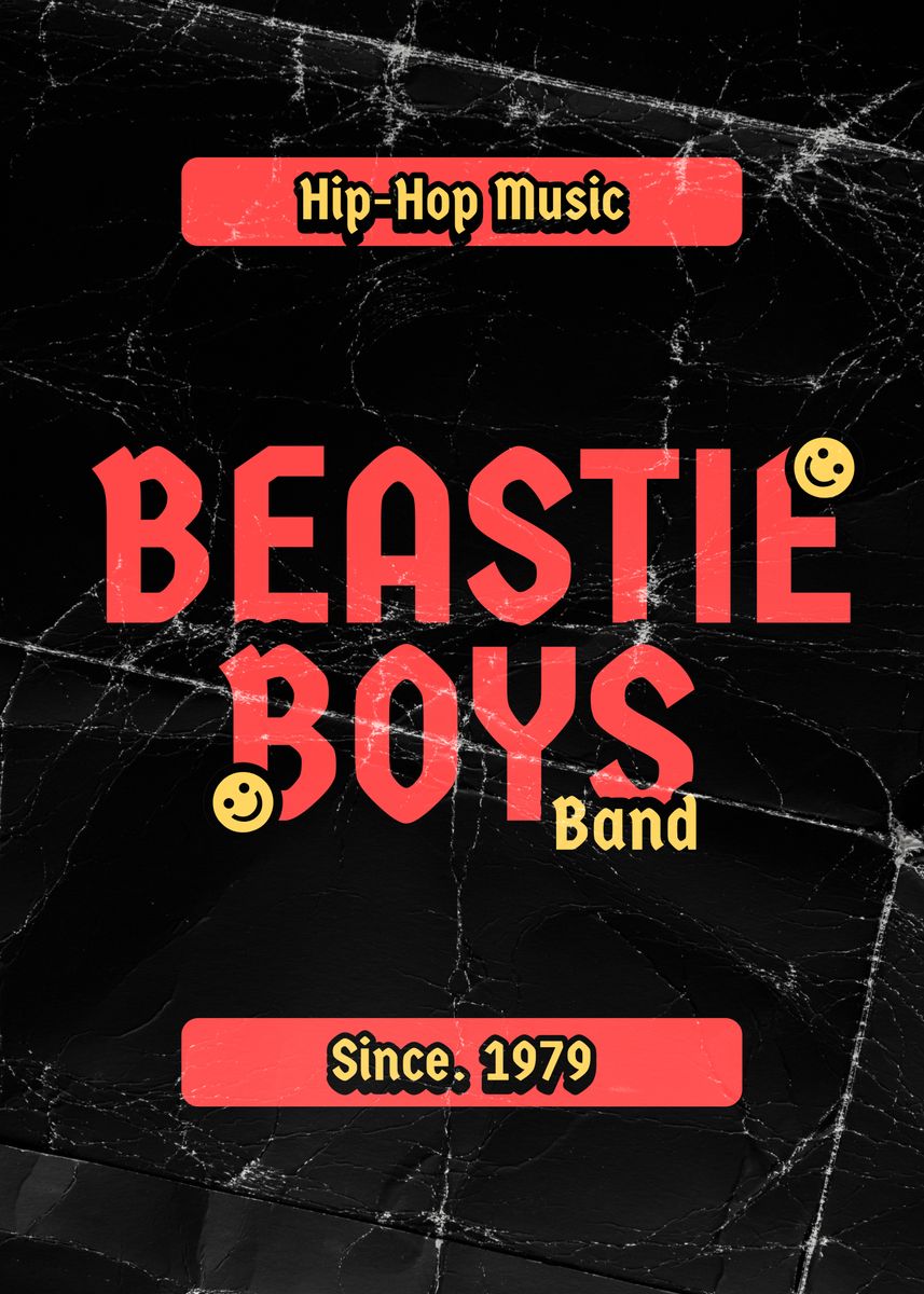 'Beastie Boys Band Poster' Poster, picture, metal print, paint by ...