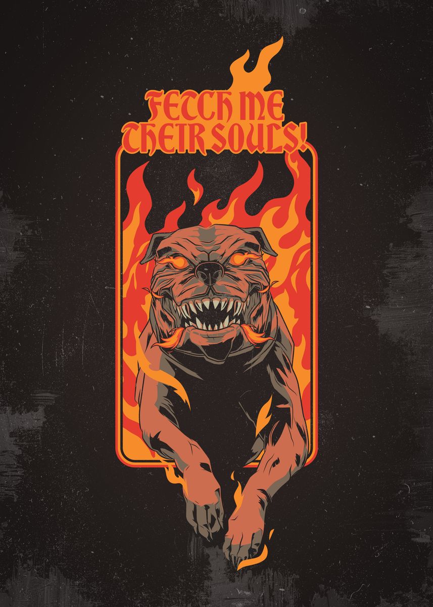 'Fetch me Their Souls' Poster, picture, metal print, paint by Call of ...