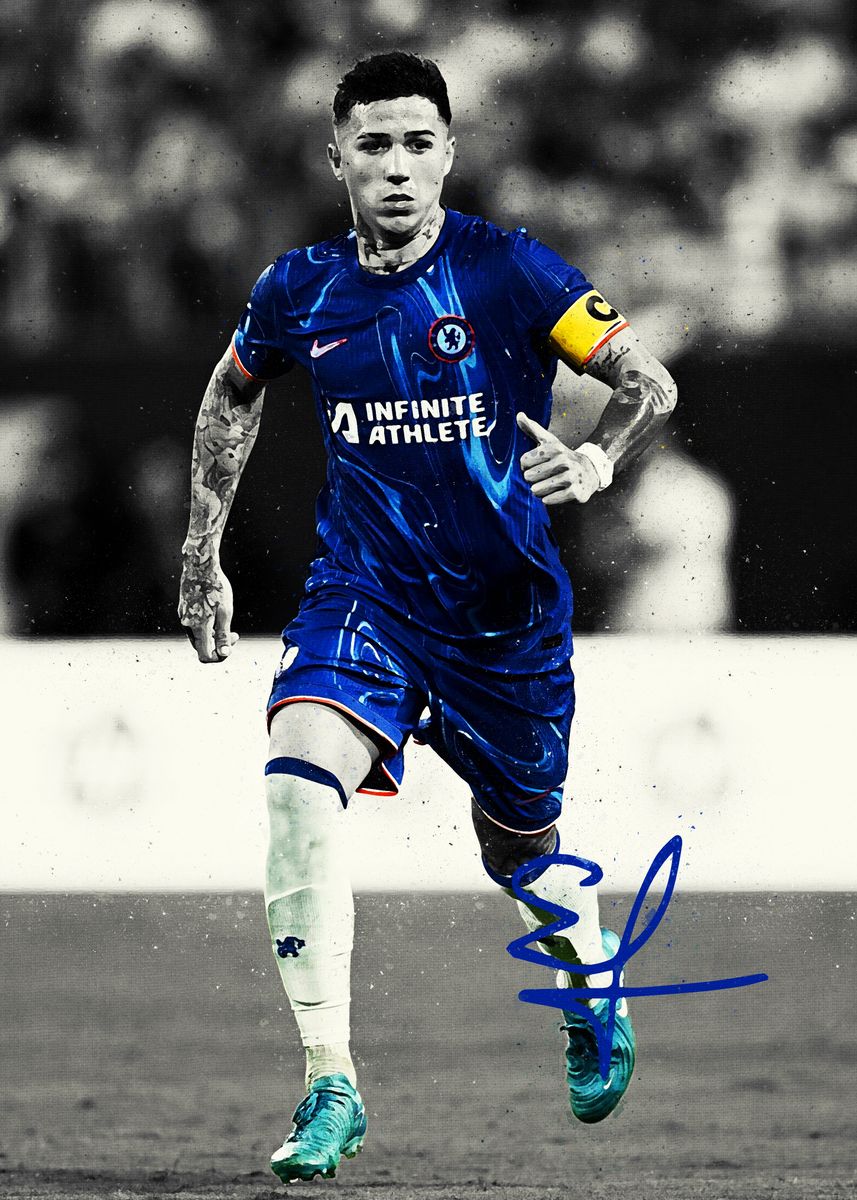 'Enzo Fernandez Signature' Poster, picture, metal print, paint by MeJar ...