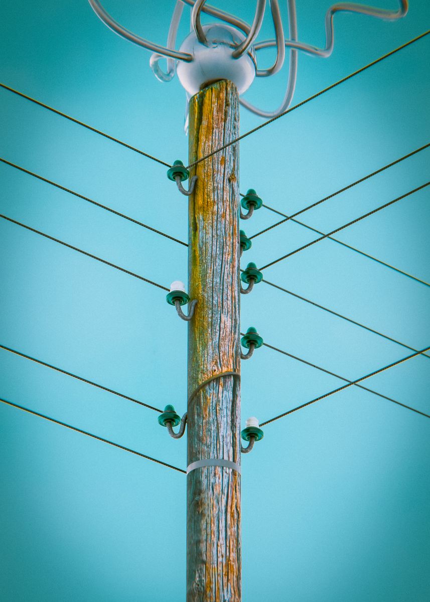 'Telecom' Poster, picture, metal print, paint by Zygomir | Displate