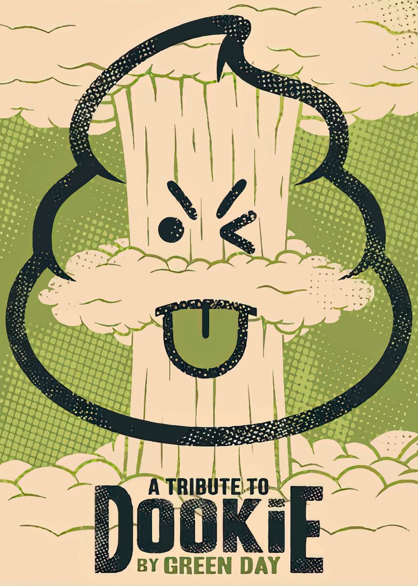 'Green Day Dookie Tribute P' Poster, picture, metal print, paint by mr ...