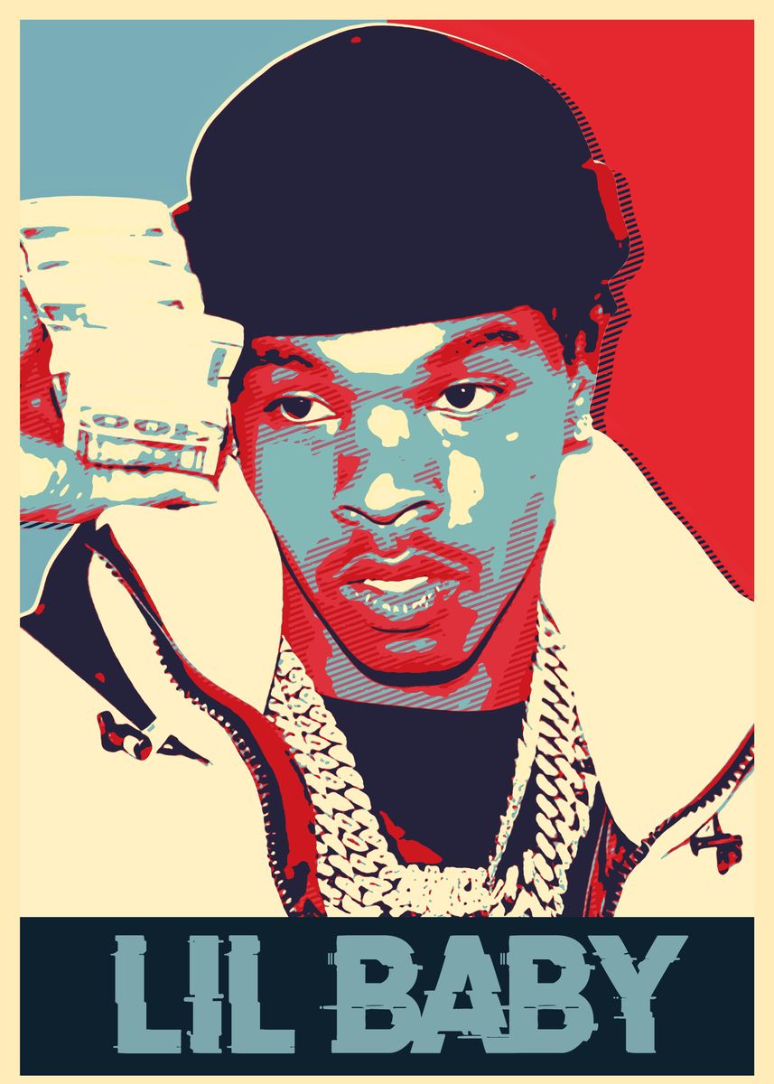 'Lil Baby Poster' Poster, picture, metal print, paint by CLOVE STUDIO ...